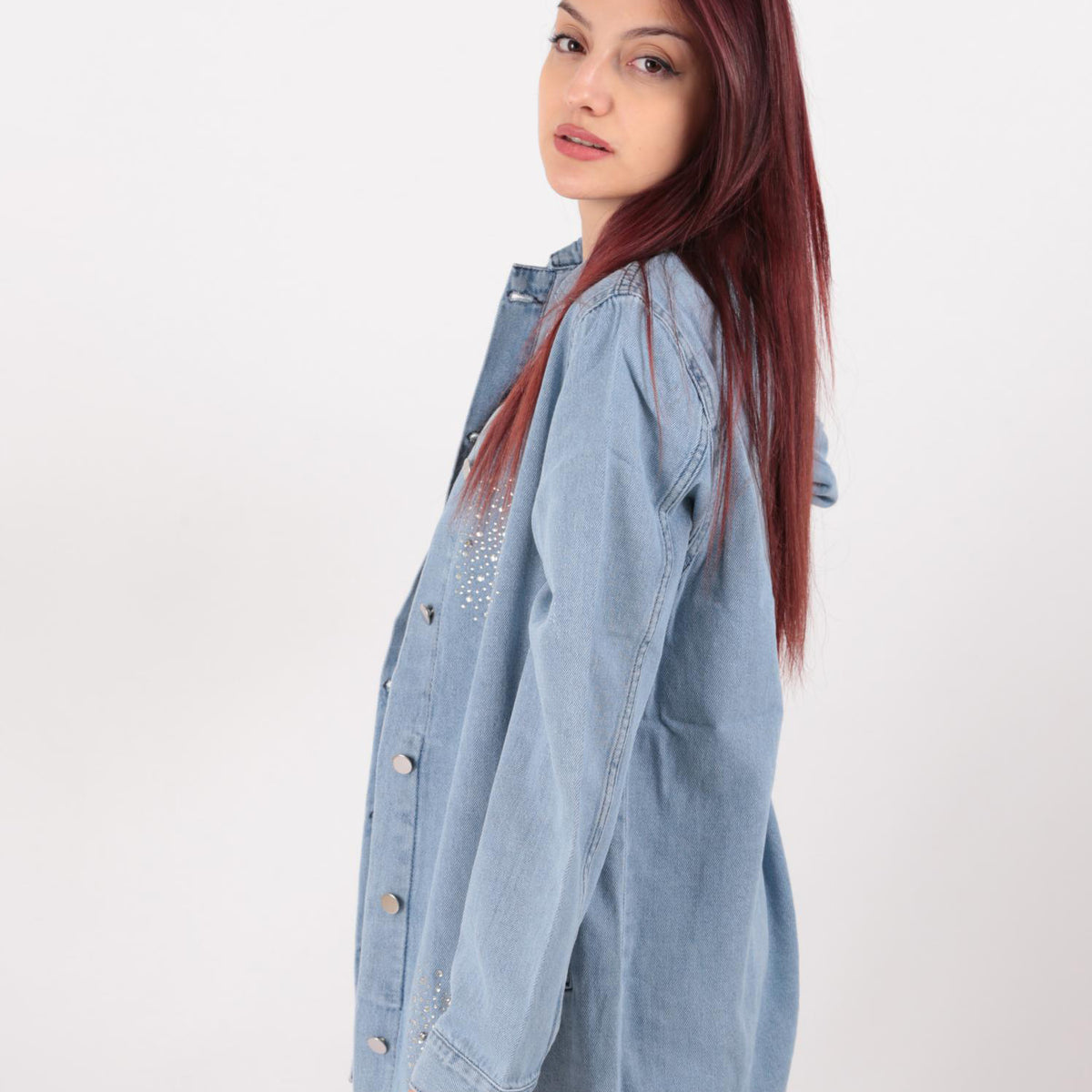 Aynaz 14558 Kadın Jean Ceket – DGN